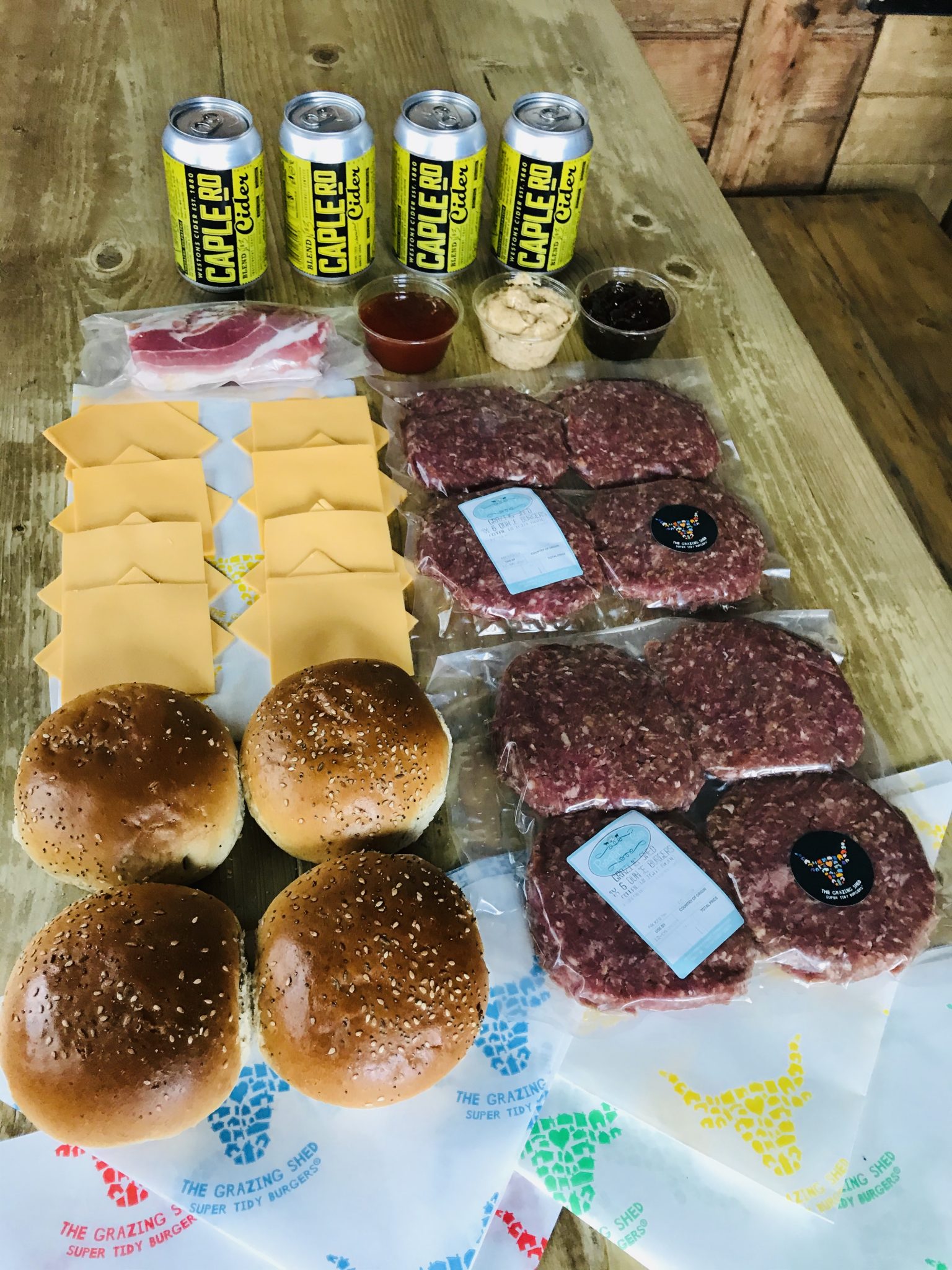 Burger Kits - The Grazing Shed